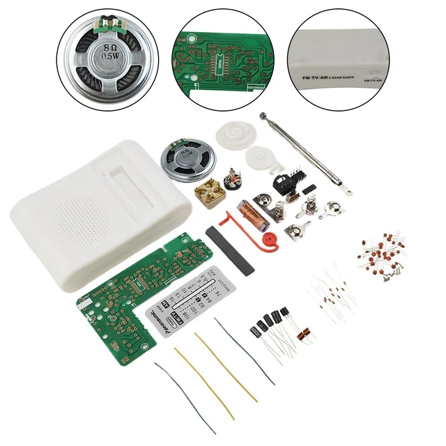 1 SET CF210SP AM/FM Stereo Radio Kit DIY-Electronics Portable FM-Am ...