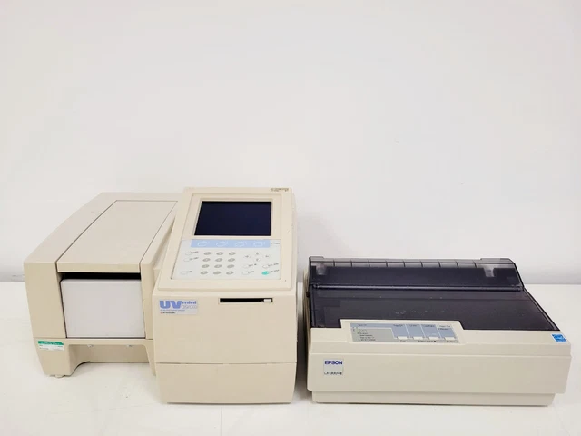 SHIMADZU UV MINI 1240 UV-VIS Spectrophotometer W/ Epson LX-300+II ...