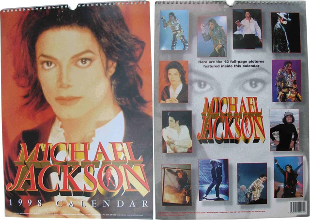 MICHAEL JACKSON CALENDRIER 1998 Calendar Kalender Poster Posters EUR 9 ...