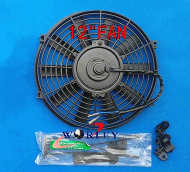 UNIVERSAL 12& INCH 12V Electric Radiator RACING COOLING Fan + mounting ...