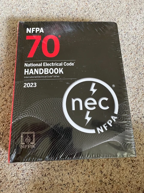 NFPA 70 2023 National Electrical Code Handbook W/Self-Adhesive Index ...
