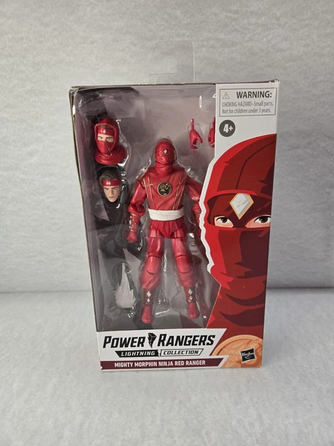 POWER RANGERS LIGHTNING Collection MMPR Ninja Red Ranger Action Figure ...