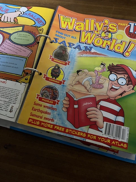 1998 WHERE'S WALLY Wally's World! Magazine Collection 14-26 + Binder ...