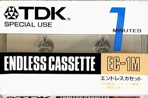 TDK ENDLESS CASSETTE Tape 1minute Endless Tape EC-1M £40.79 - PicClick UK