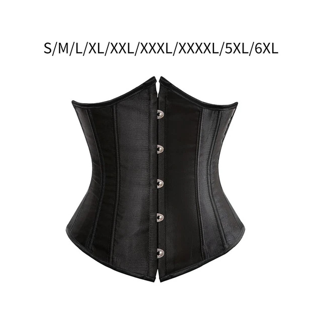 GOTH CORSET BODYSHAPER Lingerie Vintage Underbust Trainer Underboob ...