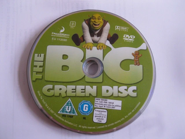 [DISC ONLY] SHREK The 3Rd - The Big Green Disc - Disc Only {Dvd} £1.59 ...