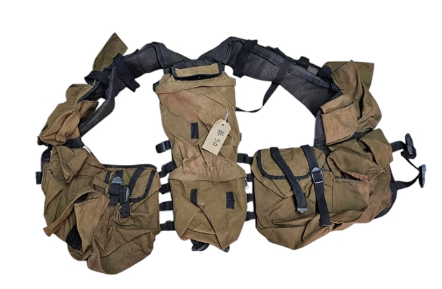 GENUINE SADF SF South African Army M83 Nutria Brown Assault Vest ...