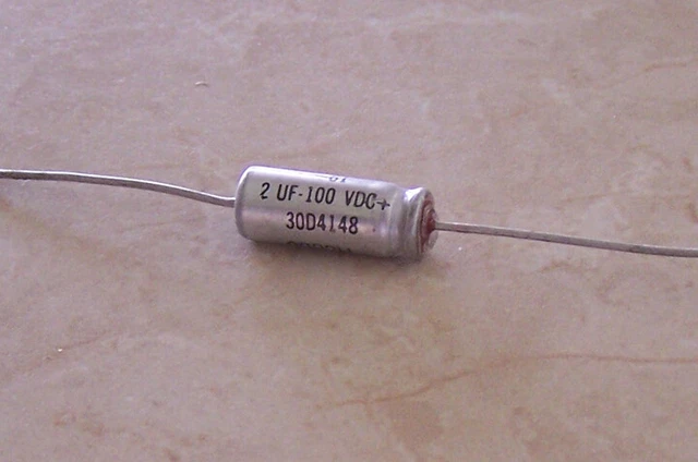 NOS BMI 2UF 100 Volt Electrolytic Capacitor USA Made EUR 1,68 - PicClick FR