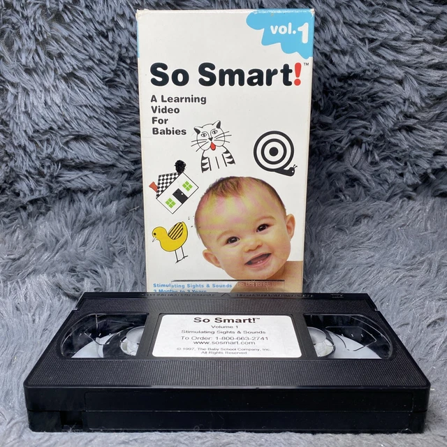 SO SMART - Stimulating Sights And Sounds VHS Tape 1999 Baby Education ...