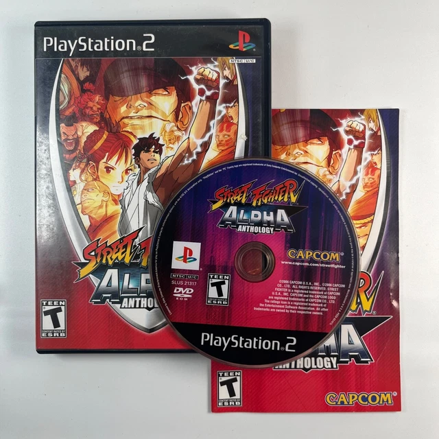 STREET FIGHTER ALPHA Anthology Sony PlayStation 2 PS2 - Complete w ...