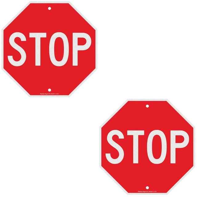 STOP SIGN GARAGE Parking Road Signs Room Decor Bus Stop Sign £24.89 ...