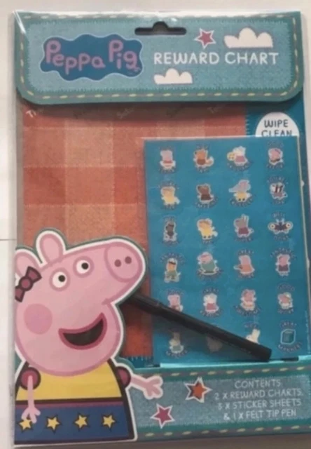 PEPPA PIG - Sticker Reward Chart £1.70 - PicClick UK