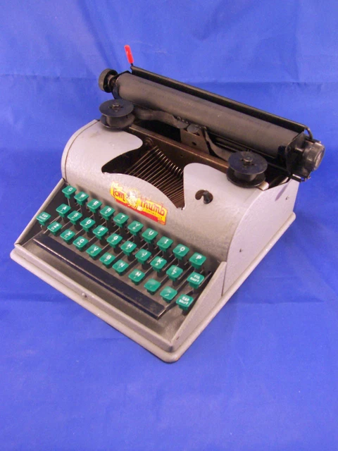 MACCHINA DA SCRIVERE D'EPOCA TOM THUMBS MADE USA VINTAGE toy TYPEWRITER ...