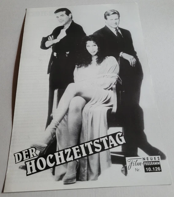 NFP-FILMPROGRAMM: CHER IM Film "Der Hochzeitstag" mit Ryan O'Neal ...
