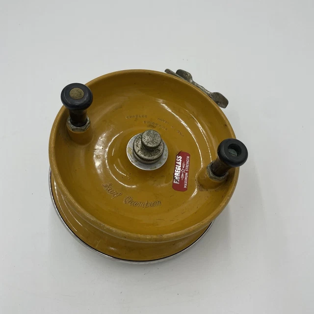 ALVEY SURF CHAMPION 650 A5 7 FIBREGLASS Fishing reel 16 cm across the ...