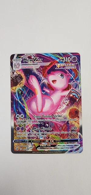 POKÉMON : MEW VMAX (Alternate Art Secret) - SWSH08 : Fusion Strike 292/264 EUR 16,15 - PicClick FR