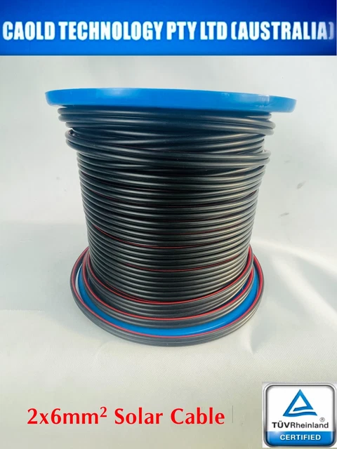IEC62930 6MM TWIN Core Solar Power DC Cable PV1-F IEC62930 Buy Per 10 ...