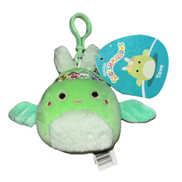 SQUISHMALLOWS CLIP ON Tove The Mothman 3.5" Plush Soft Toy New With Tag ...