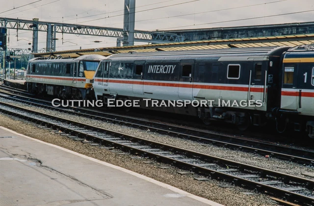 ORIGINAL RAILWAY SLIDE: Class 90 90026 & 82133 at Carlisle D-603 £1.49 ...