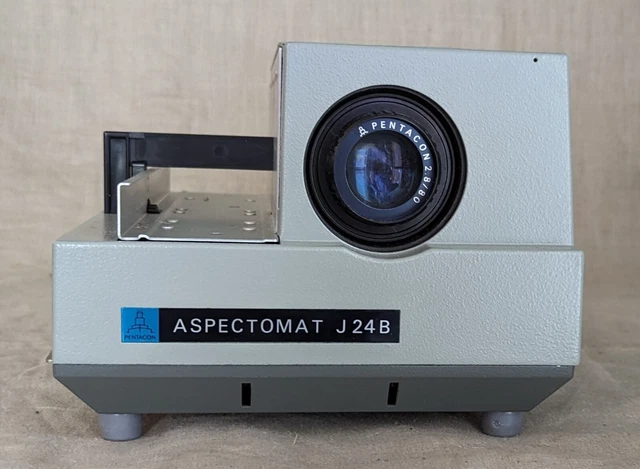 DDR PENTACON ASPECTOMAT J 24 B Diaprojektor, Ostalgie + original Koffer ...