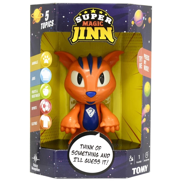 SUPER MAGIC JINN Guessing Game Cat 5 Topics Voice Recognition Figure ...