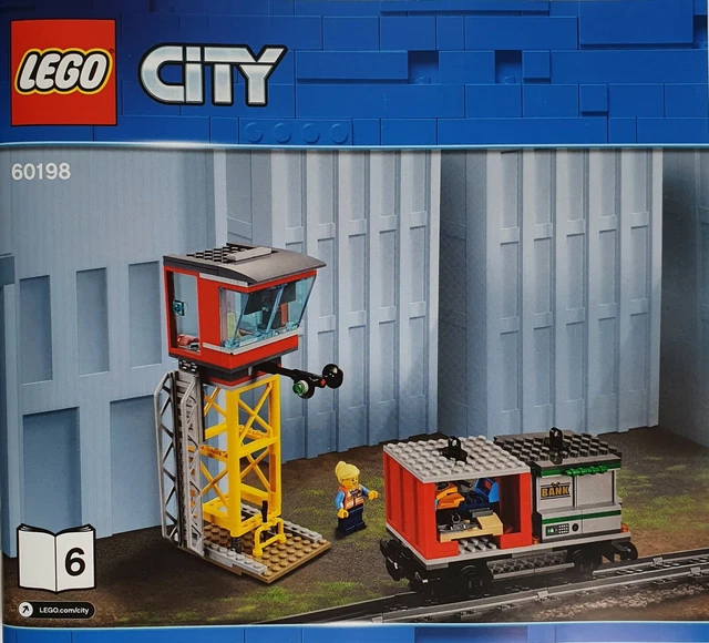 LEGO® CITY EISENBAHN Signal Turm Leitstelle mit Güterwaggon aus Set ...