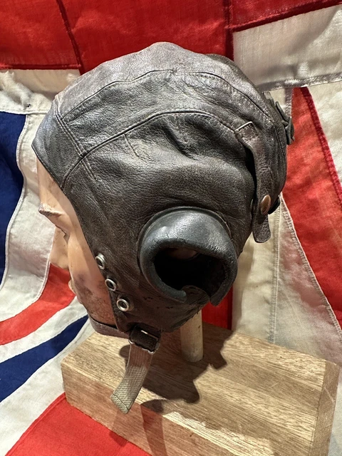WW2 RAF FLYING Helmet, C Type,Spitfire,Lancaster,RAF Pilot,Aircrew,AM ...