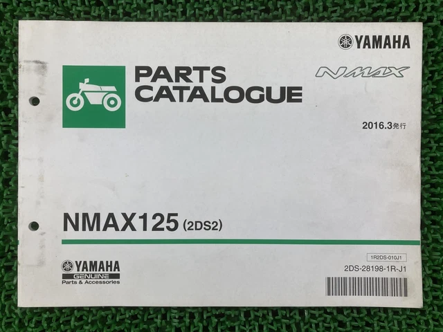 YAMAHA NMAX PARTS List, Genuine Motorcycle Maintenance Manual, 2DS2 ...