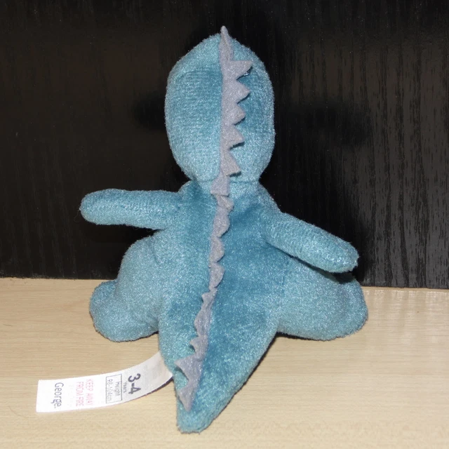 ASDA BLUE DINOSAUR soft toy £12.00 - PicClick UK