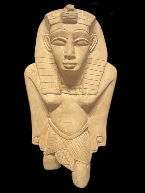Unique Ancient Egyptian Art God Khnum Statue Large Heavy Stone Etsy