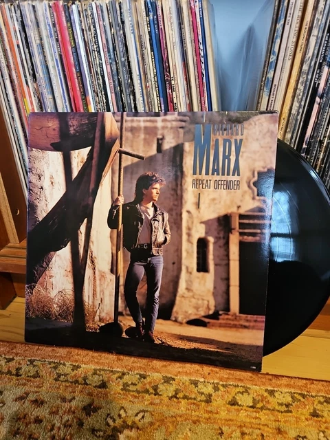 RICHARD MARX 1989 Repeat Offender vinyl LP, with Right Here Waiting $23 ...
