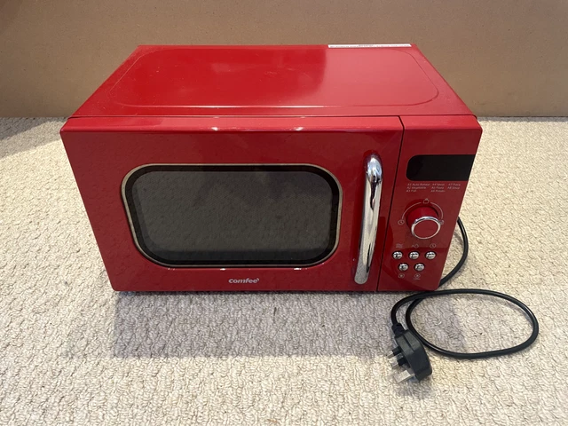 RED COMFEE' RETRO Style 800w 20L Microwave Oven £35.95 - PicClick UK