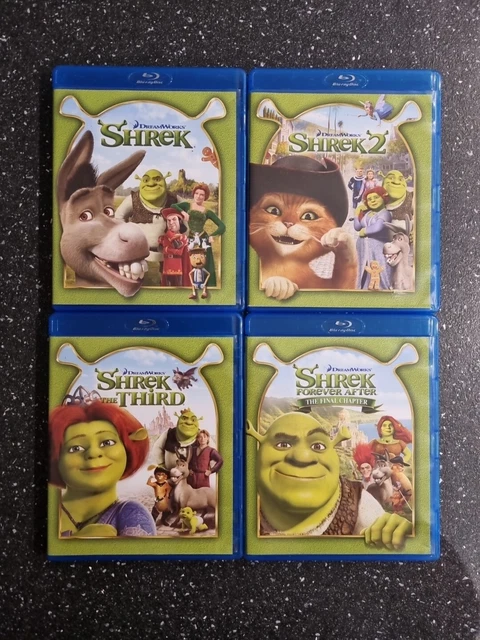 SHREK - COMPLETE Collection Box Set (4 x Blu-ray 2010) 2 The Third ...