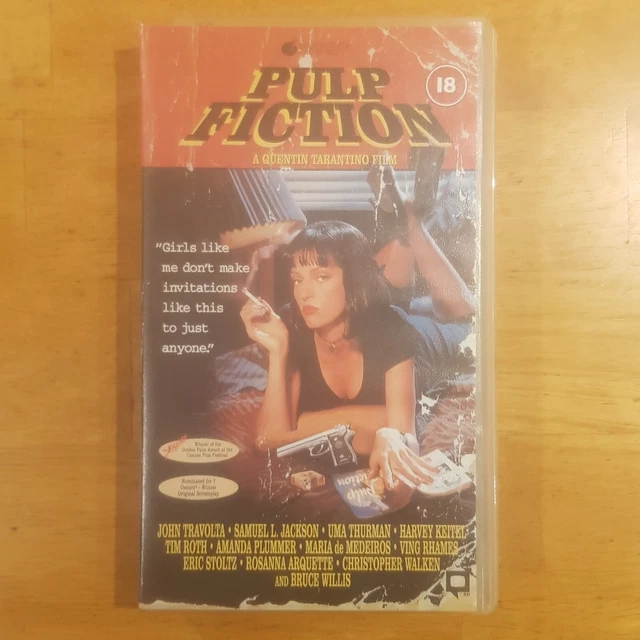 PULP FICTION VHS Video Tape £2.99 - PicClick UK