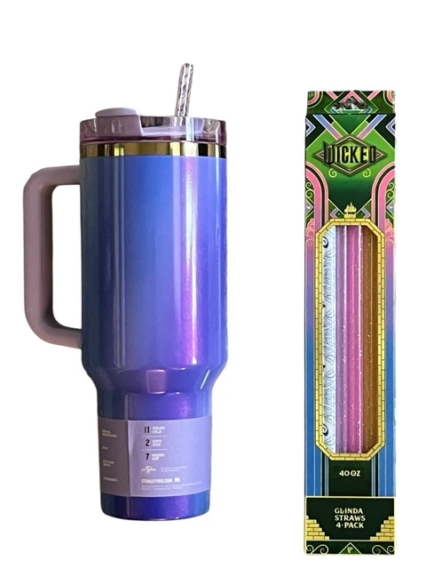 STANLEY X WICKED 40oz Quencher Tumbler Glinda 2025 Target + 4 Pack ...