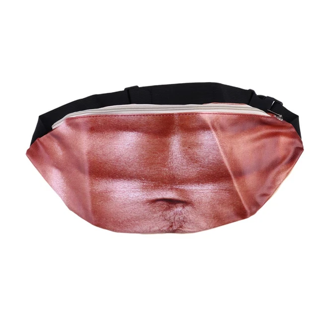 RUNNING WAIST BAG Creative Belly Fanny Pack Anti-theft Casual Travel ...