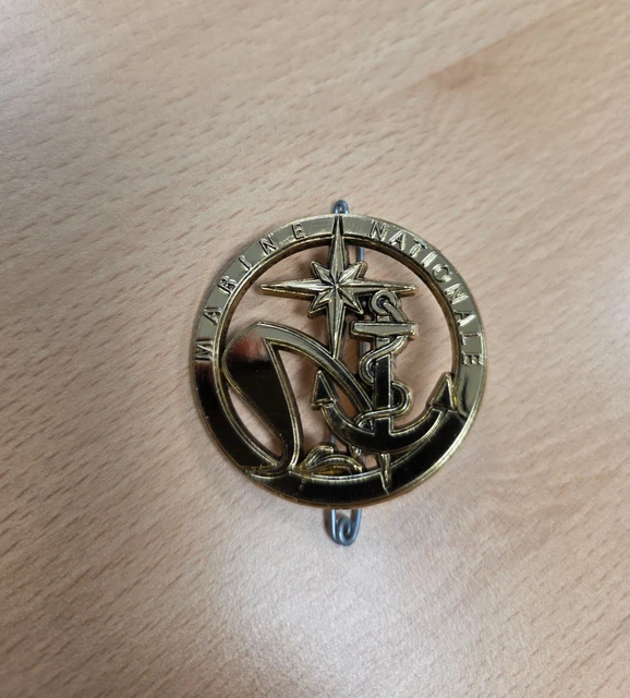 INSIGNE METALLIQUE MARINE Nationale EUR 10,00 - PicClick FR