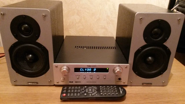 DAB/FM RECEIVER/AMPLIFIER TIBO Audio Ti-200 Speakers Remote. £59.95 ...