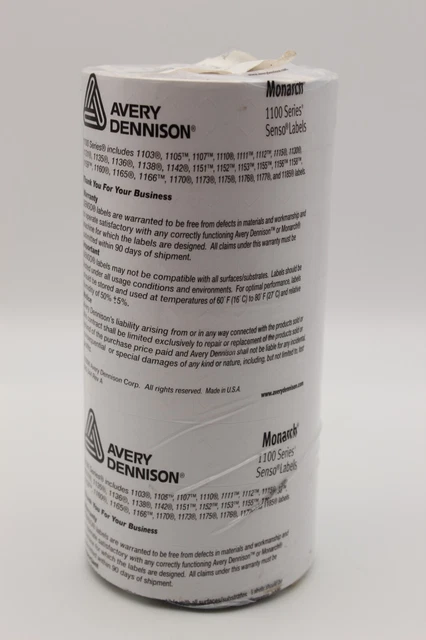 AVERY DENNISON MONARCH 1100 Series Price Senso White Labels £23.58 ...