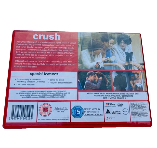 CRUSH (DVD, 2008) Imelda Staunton, Anna Chancellor, Andie MacDowell EUR ...