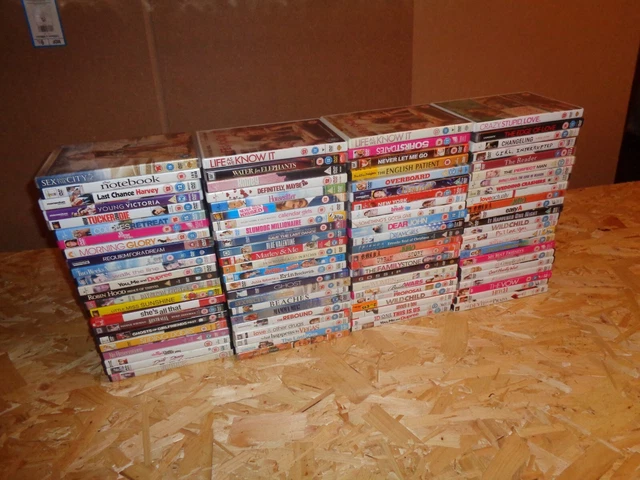 LARGE BUNDLE OF 92 Rom-Com Chick Flick DVD Films - Job-Lot Collection £83.91 - PicClick UK