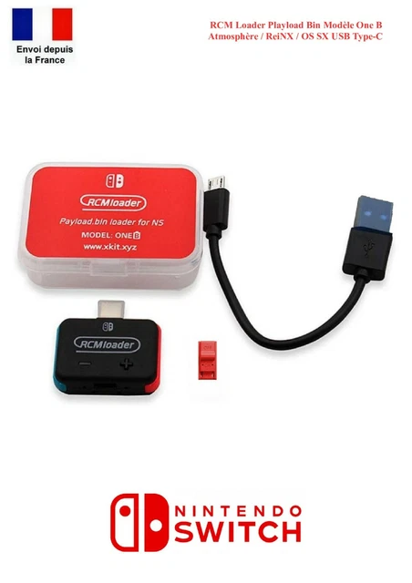 RCM LOADER RCM-LOADER Payload Bin One B Atmosphère ReiNX OS SX Nintendo ...