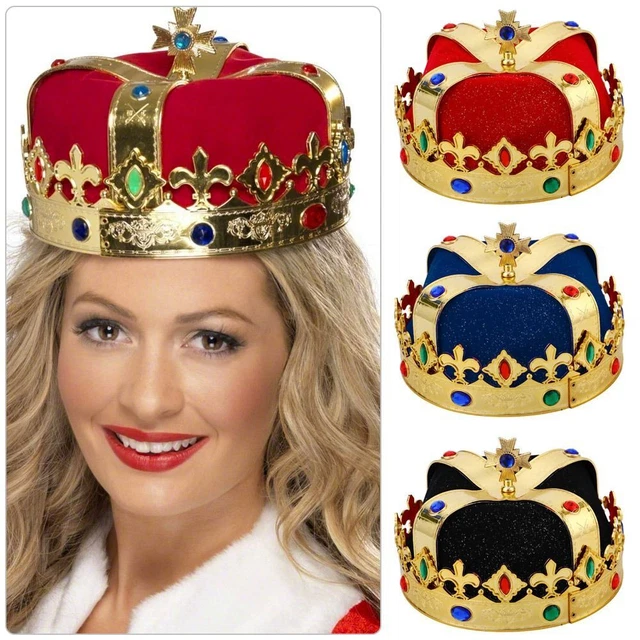 BALL PARTY QUEEN Coronation Emperor Hat King Hat Performance Props ...