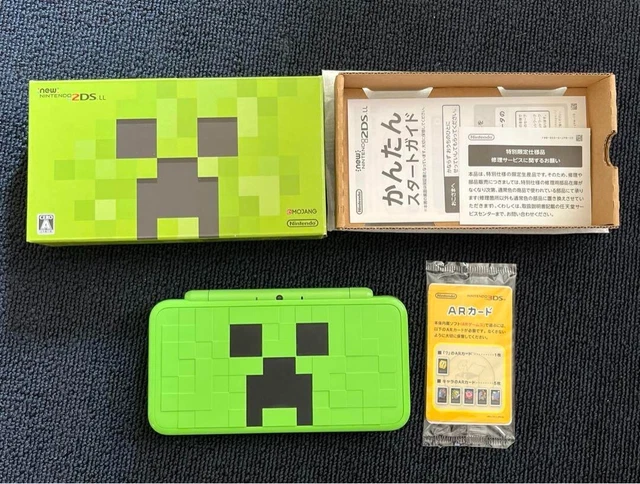 NEW NINTENDO 2DS XL LL Minecraft Creeper Edition Console onry Japan £ ...