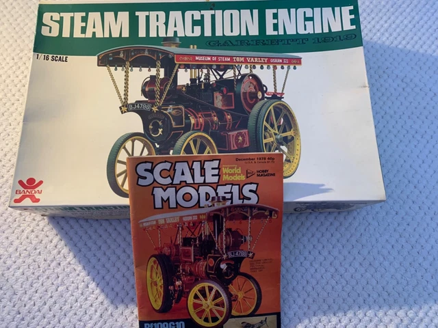 BANDAI STEAM TRACTION Engine 1/16 scale : Extremely rare vintage model ...