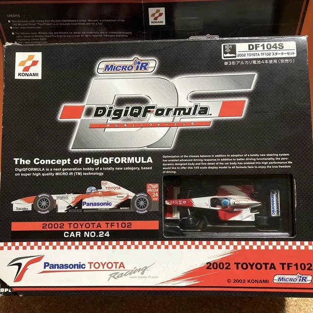 KONAMI DIGIQ FORMULA 2002 Toyota Tf102 Micro Rc Car Starter Set ...