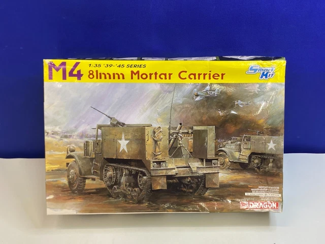 DRAGON 1/35 SCALE '39-'45 Series M4 81Mm Mortar Carrier Complete Kit ...