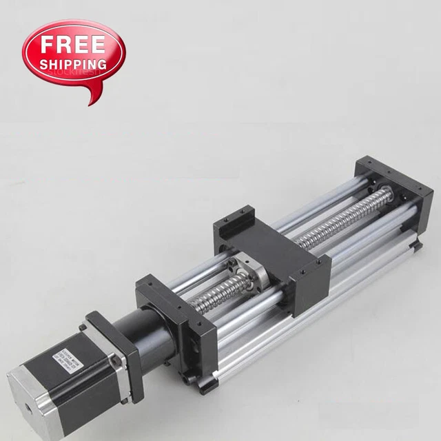 BALL SCREW LINEAR CNC Slide Stroke Actuator 100mm Long Stage Stepper ...