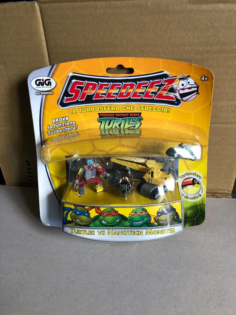 GIG PLAYMATES SPEEDEEZ Tmnt Mutant Ninja Turtles Vs Nanotech Monster ...