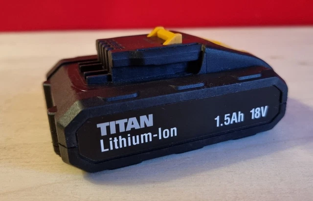 TITAN 18V 1.5AH Li-ion Cordless Drill Battery TTI711BAT also for some ...
